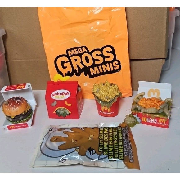 Mega Gross Minis | Toys | Zuru Mega Gross Mini Brands Mcmaggots Fries ...